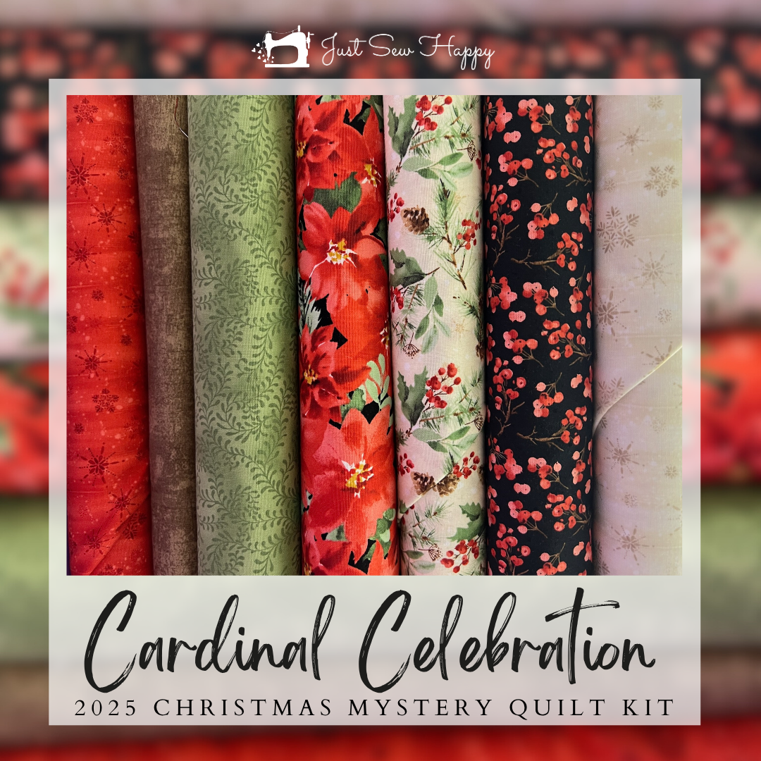 Christmas Mystery Sew-a-Long Kit: Cardinal Celebration — Just Sew Happy NC