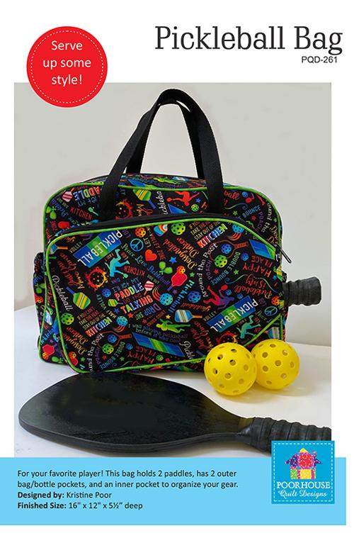 Pickleball Bag Pattern — Just Sew Happy NC