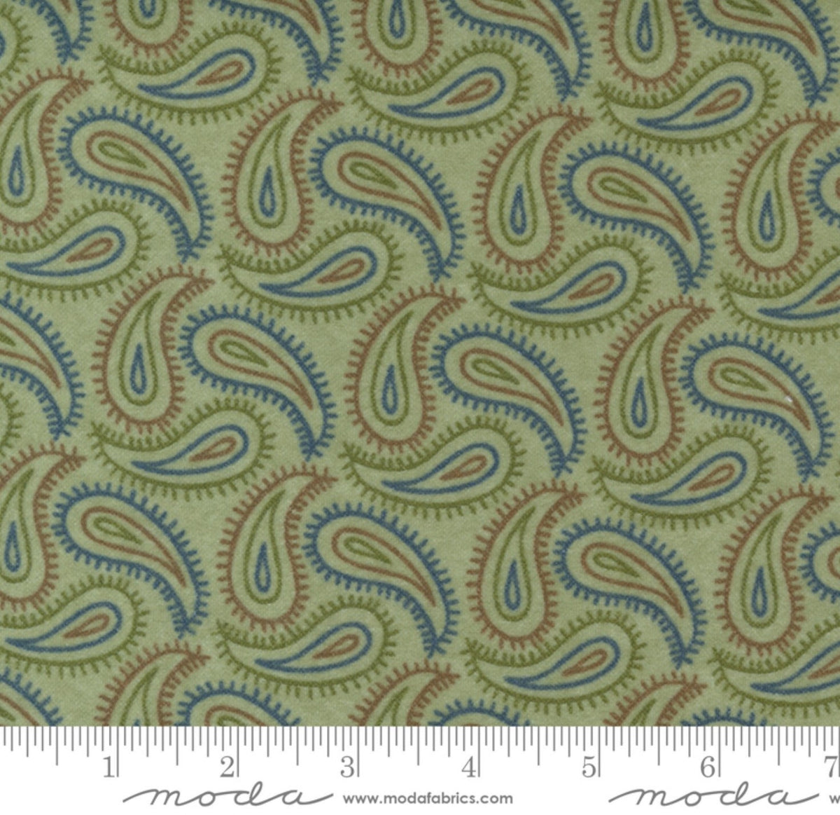 Fall Fantasy Flannels Fern paisley — Just Sew Happy NC