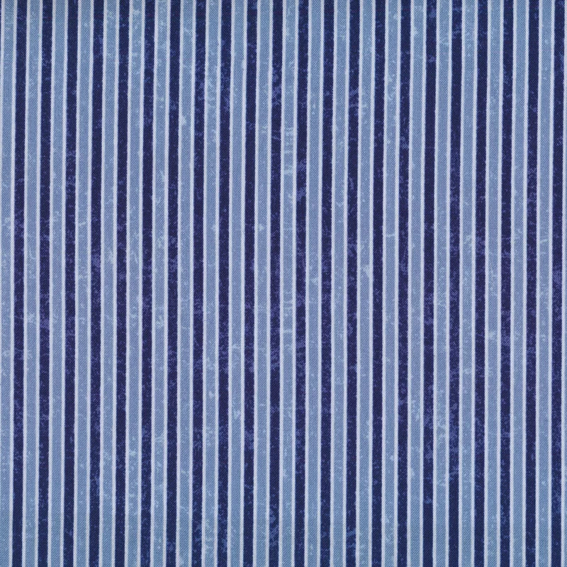 Liberty Lane Pinstripe Blue — Just Sew Happy NC